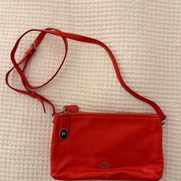 Coach | Bags | Coach Red Crossbody Bag | Poshmark